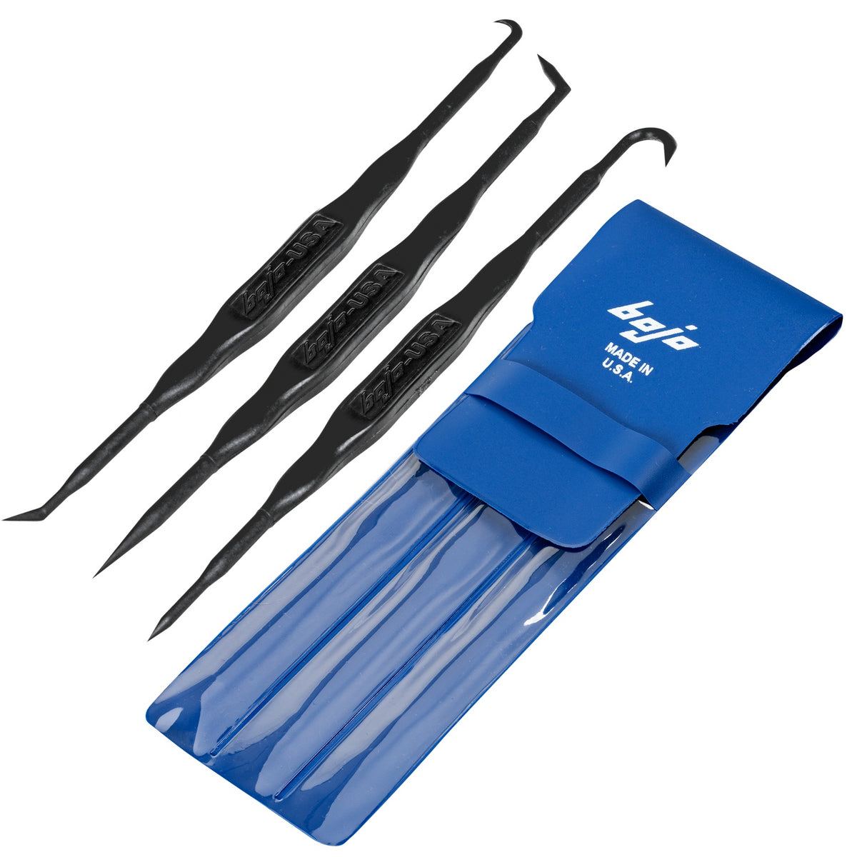 ORT2-3KIT-XNGL: 3-Piece O-Ring Pick Tool Kit 1 in Pouch – Bojo Tools