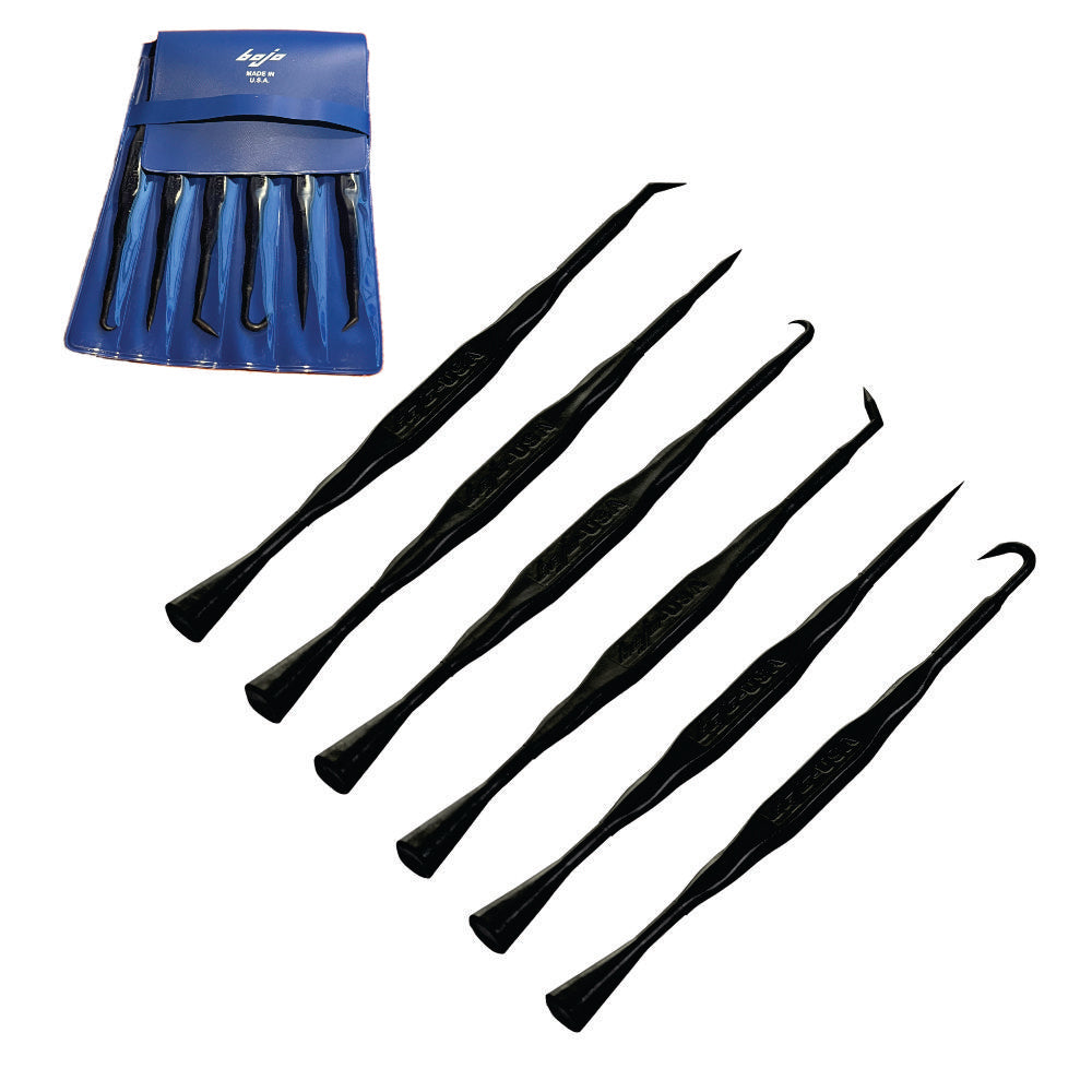 ORT2-6KIT2-XNGL: 6-Piece O-Ring Pick Tool Kit in Pouch – Bojo Tools